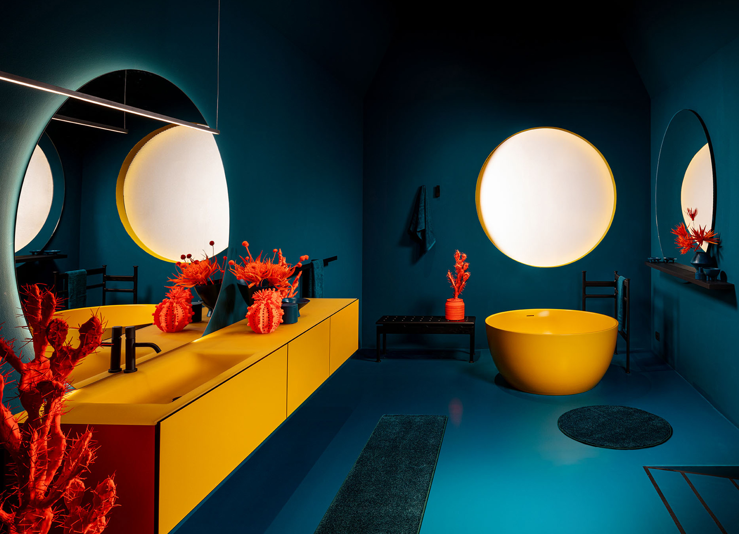 L'ambiente color block di Arbi Arredobagno - Arbi Arredobagno