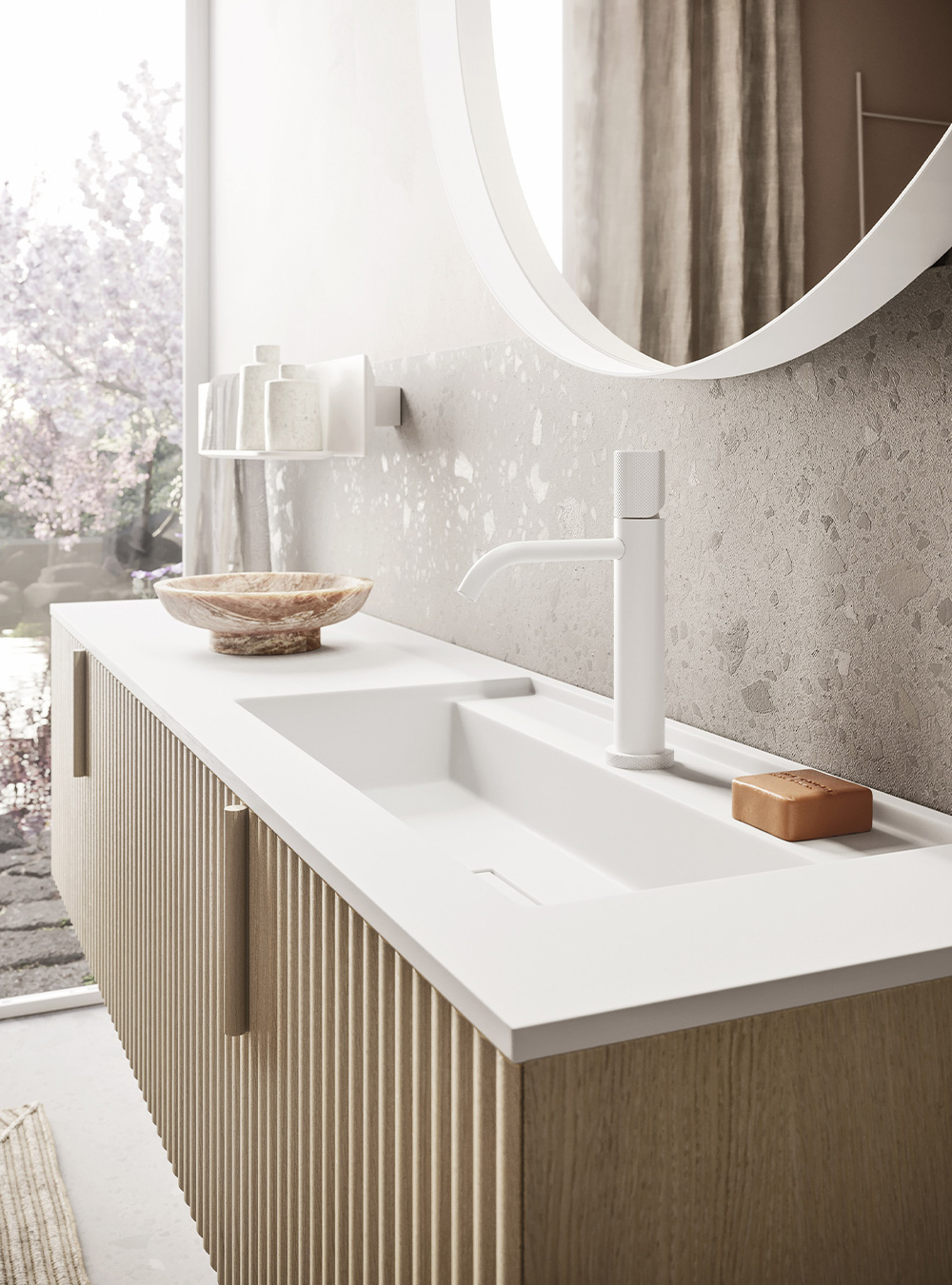 L'eleganza dell'arredo bagno in stile japandi - Arbi Arredobagno